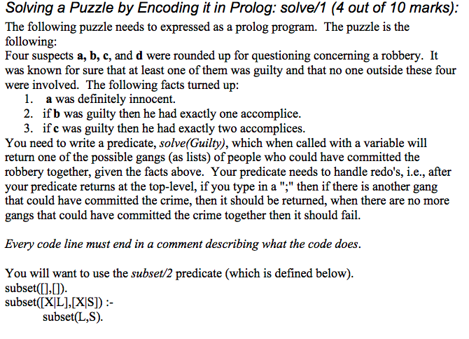 Solving A Puzzle By Encoding It In Prolog Solve1 4