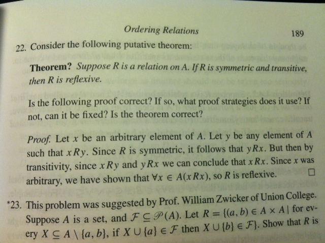 Solved Ordering Relations Consider the following putative | Chegg.com