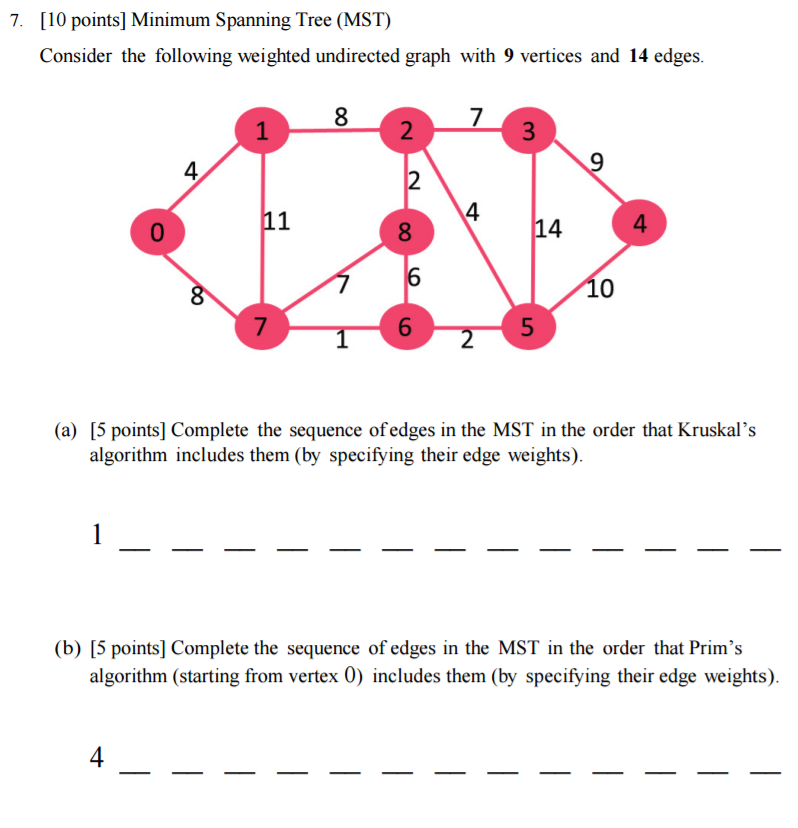 Solved 9. [5 points] Map the following Minimum Heap into an | Chegg.com