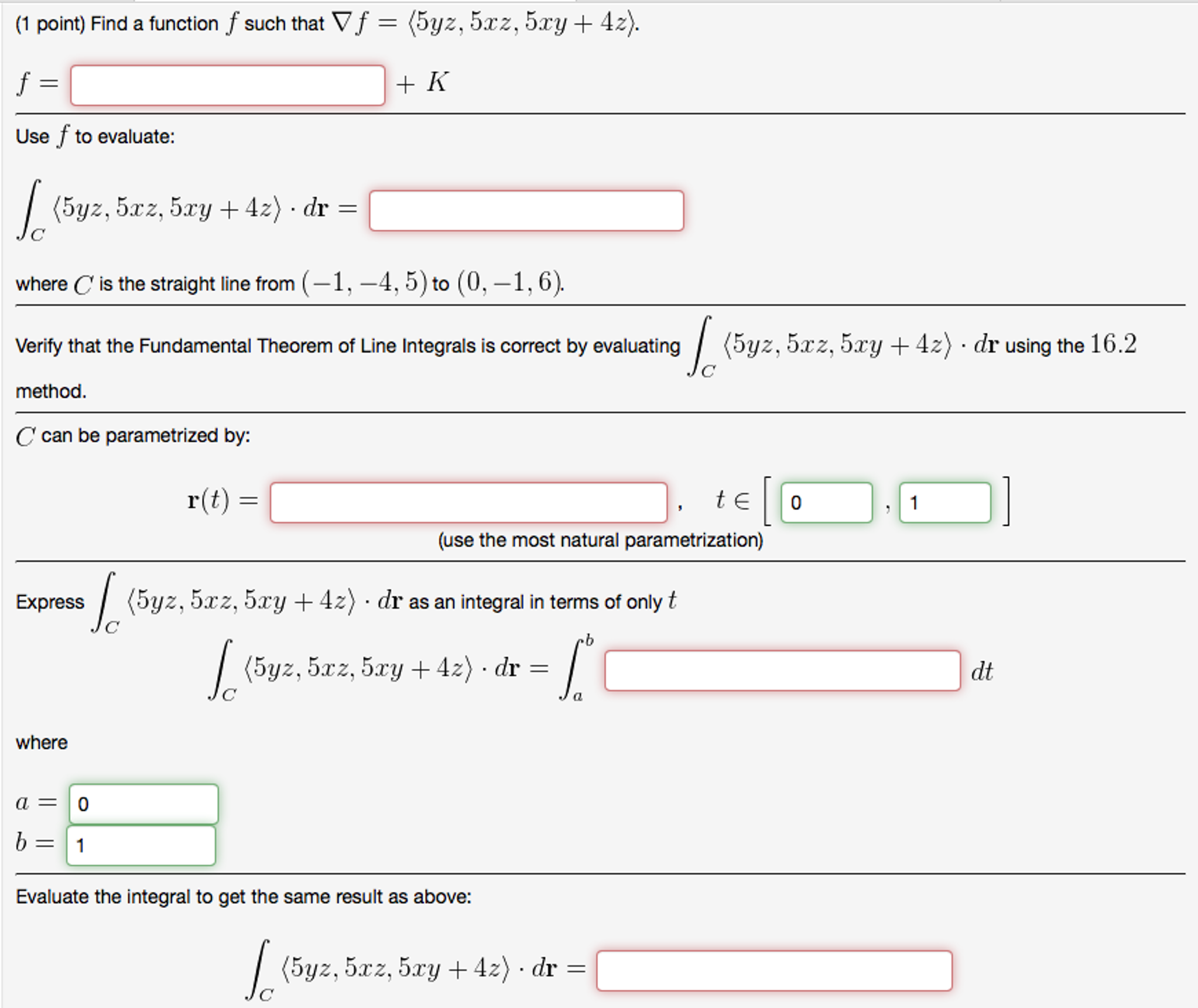 Solved Find a function f such that nabla f Solved Find a function f such that nabla f