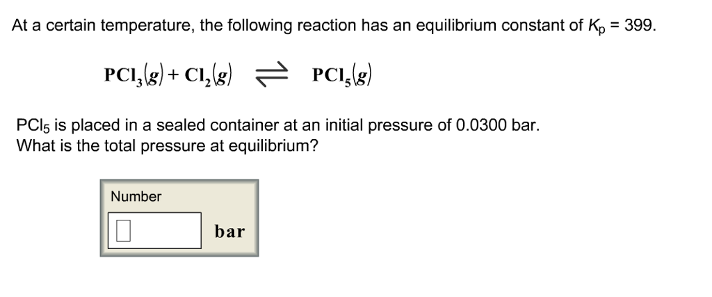 Solved At a certain temperature, the following reaction has | Chegg.com