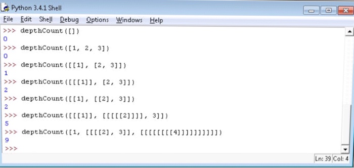 Solved Python 3.4.1 Shell Eile Edit Shell Debug Options | Chegg.com