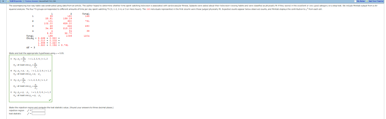 The accompanying two-way table was constructed using | Chegg.com