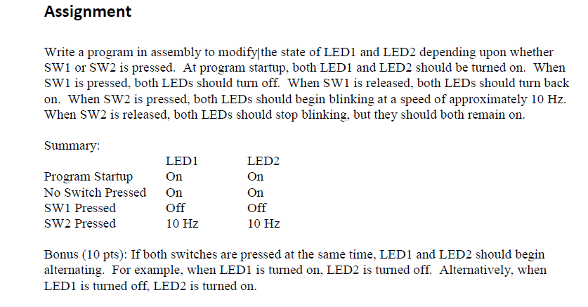 Sample Code Above, assignment below. | Chegg.com