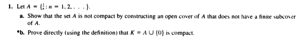 Solved 1. Let A -2 . .). a. Show that the set A is not | Chegg.com