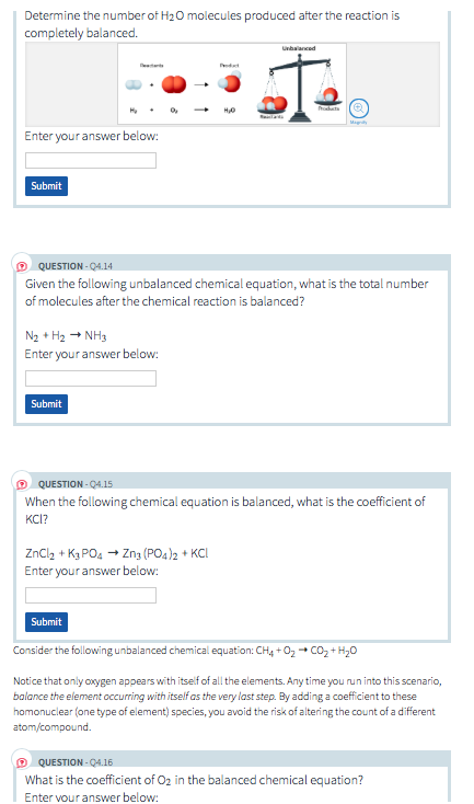 Solved Consider the following unbalanced chemical reaction | Chegg.com