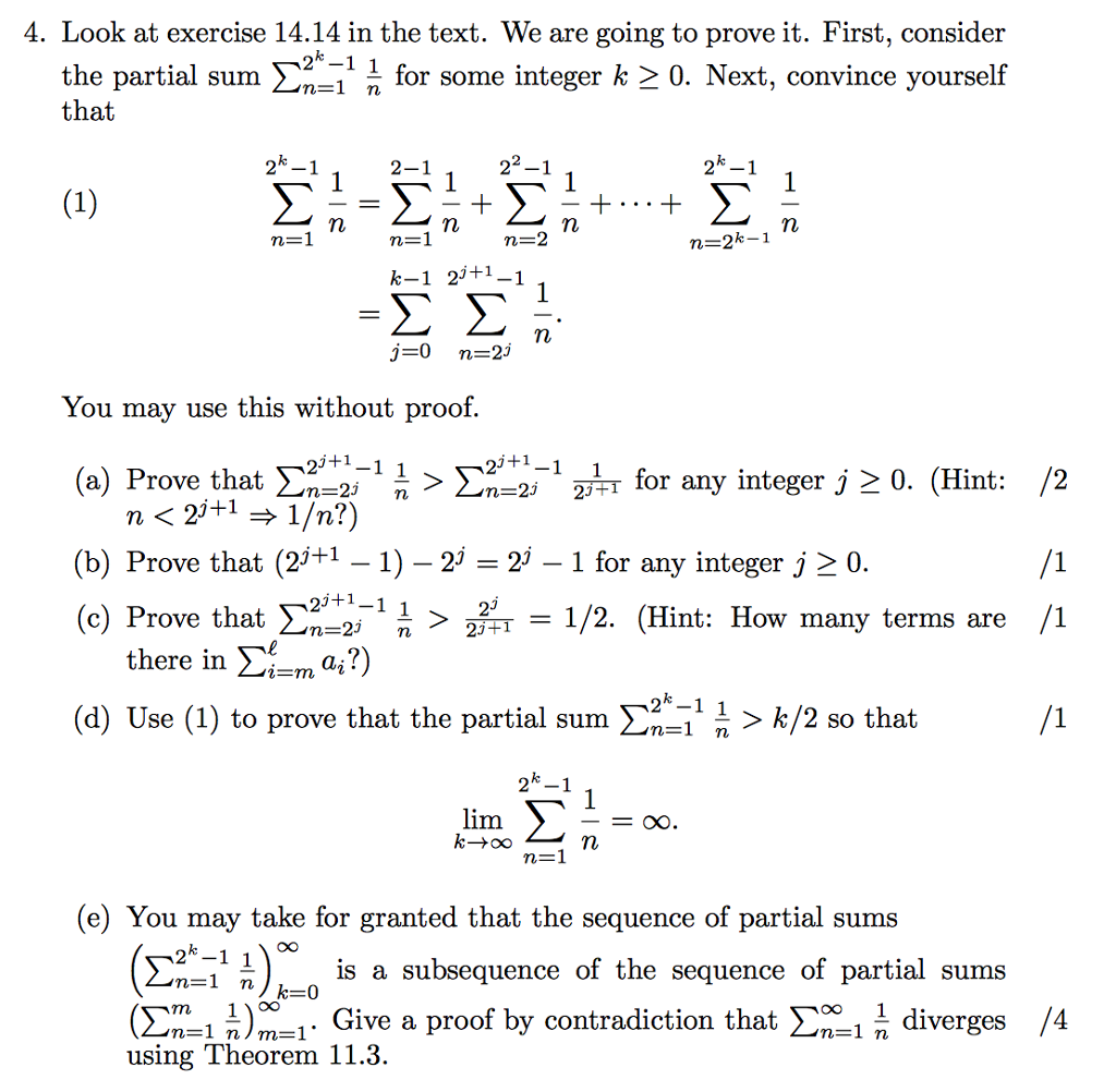 Solved 4 Look At Exercise 1414 In The Text We Are Going 