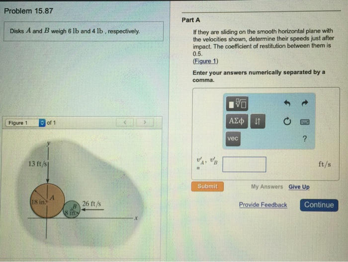 Solved If they are sliding on the smooth horizontal plane | Chegg.com