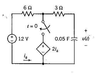 Solved The circuit shown below is at steady-state before the | Chegg.com