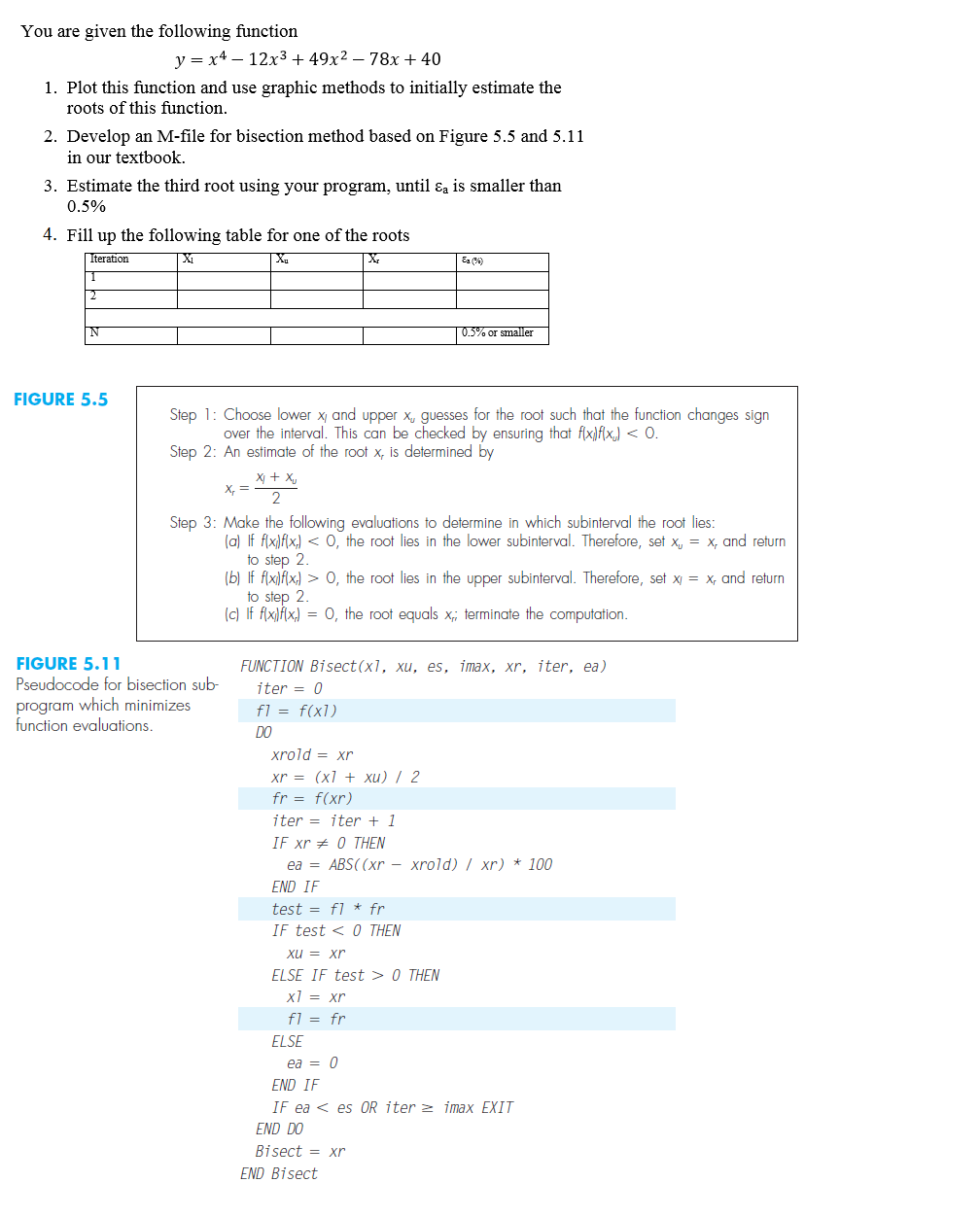 Solved You Are Given The Following Function Y X 4 12x 3 Chegg Solved You Are Given The Following Function Y X 4 12x 3 Chegg