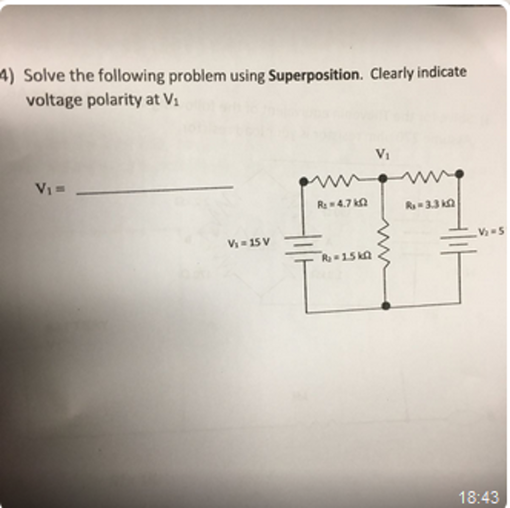 Solved Solve the following problem using Superposition. | Chegg.com