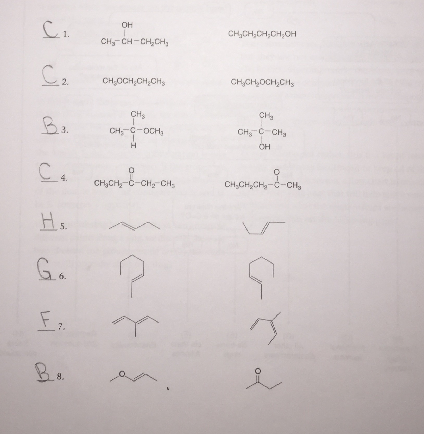 Solved Classify each of the following pairs as being | Chegg.com