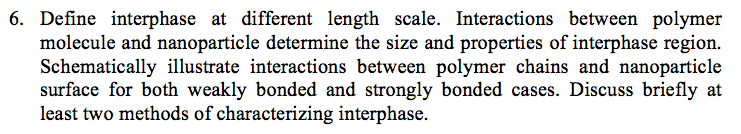 Solved 6. Define interphase at different length scale. | Chegg.com