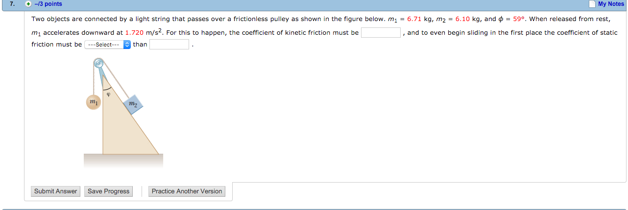 Solved Two objects are connected by a light string that | Chegg.com