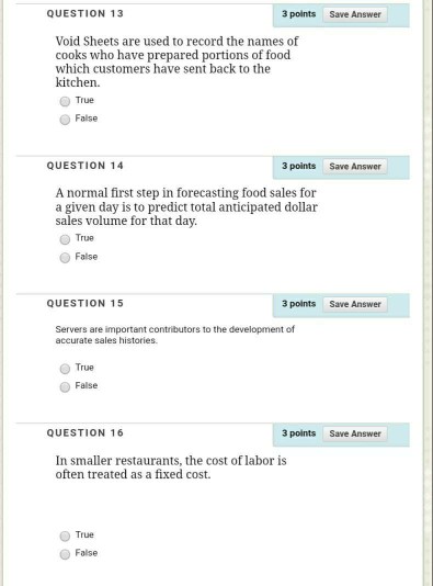 Solved QUESTION 1 3 points Save Answer When ordering | Chegg.com