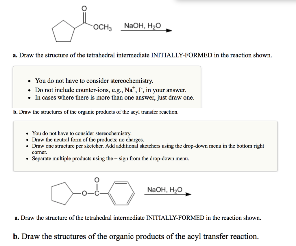 Solved OCH3 NaOH, H20 a. Draw the structure of the | Chegg.com