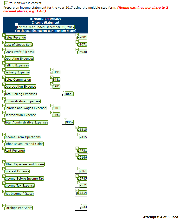 Solved Exercise 4-5 (Part Level Submission) Two accountants | Chegg.com