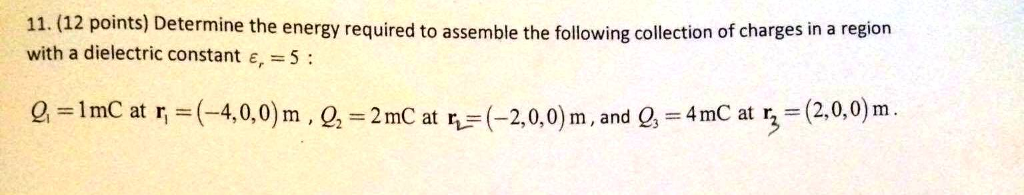 Solved Determine the with a dielectric constant epsilon_r = | Chegg.com