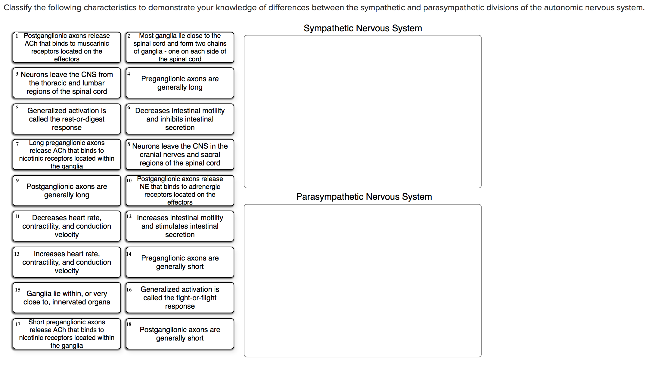 Solved Classify the following characteristics to demonstrate | Chegg.com Solved Classify the following characteristics to demonstrate | Chegg.com