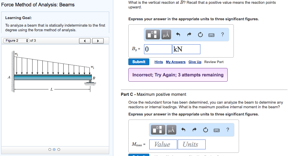 Solved Force Method of Analysis: Beams Learning Goal: To | Chegg.com