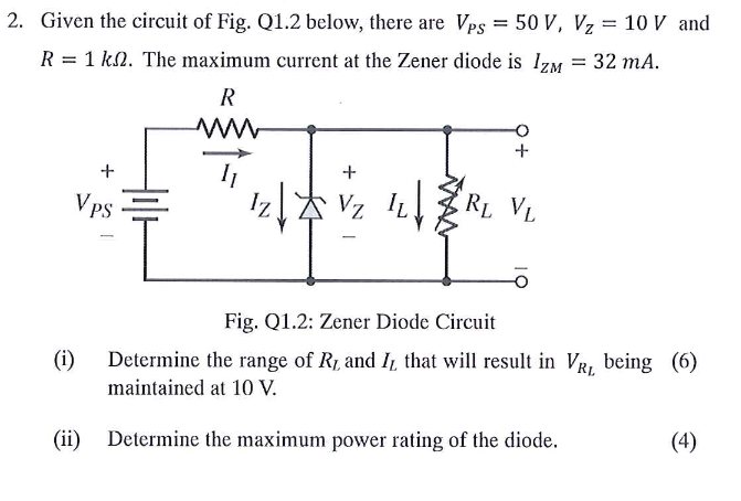 Solved 2. Given the circuit of Fig. Q1.2 below, there are | Chegg.com