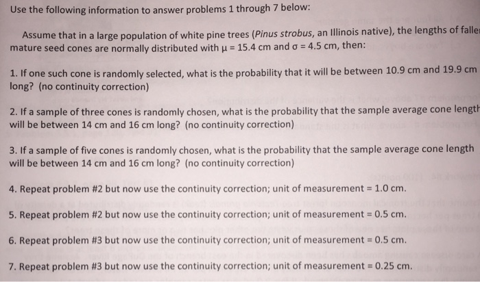Solved Use the following information to answer problems 1 | Chegg.com