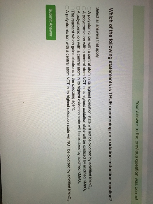 Solved Which of the following statements is TRUE concerning | Chegg.com