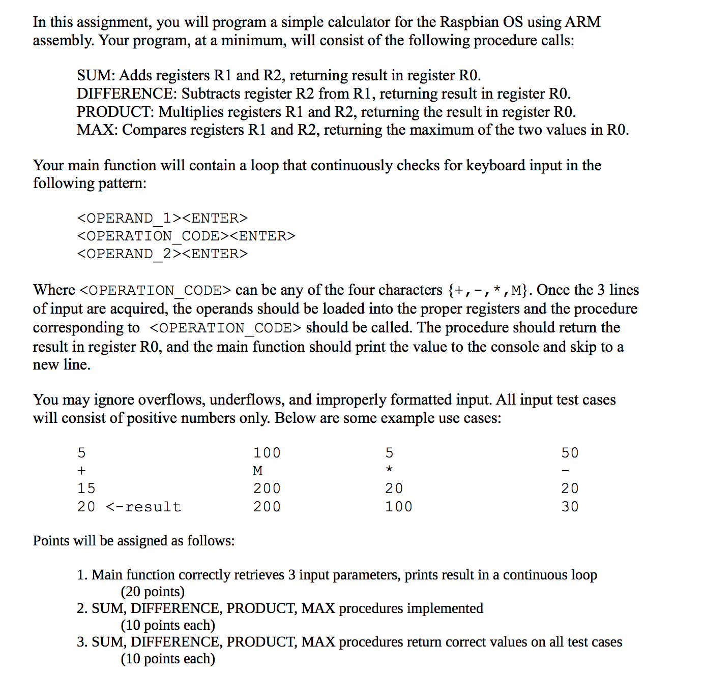 Assembly Language Programming *** Be sure to | Chegg.com