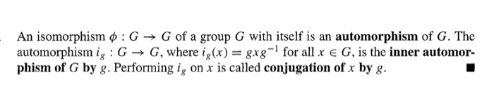 Solved Abstract algebra - normal subgroups and automorphisms | Chegg.com