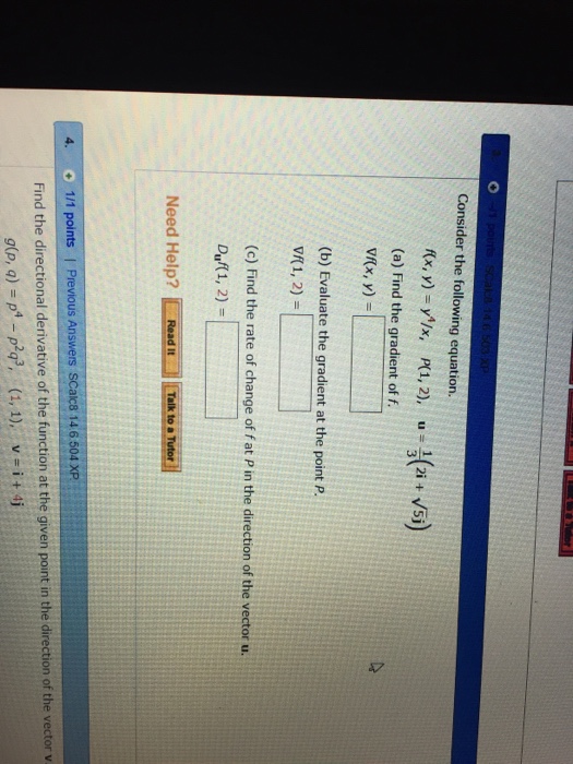 Solved Consider the following equation. f(x, y) = y^4/x, | Chegg.com