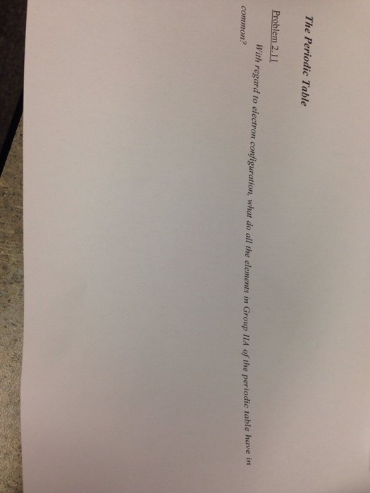 Solved With regard to electron configuration, what do all | Chegg.com