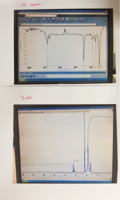 Solved Please help me read IR spectrum and 1H NMR ,these are | Chegg.com