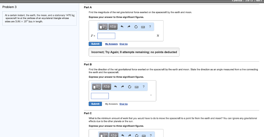 Solved Problem 3 Part A Find the magnitude of the net | Chegg.com