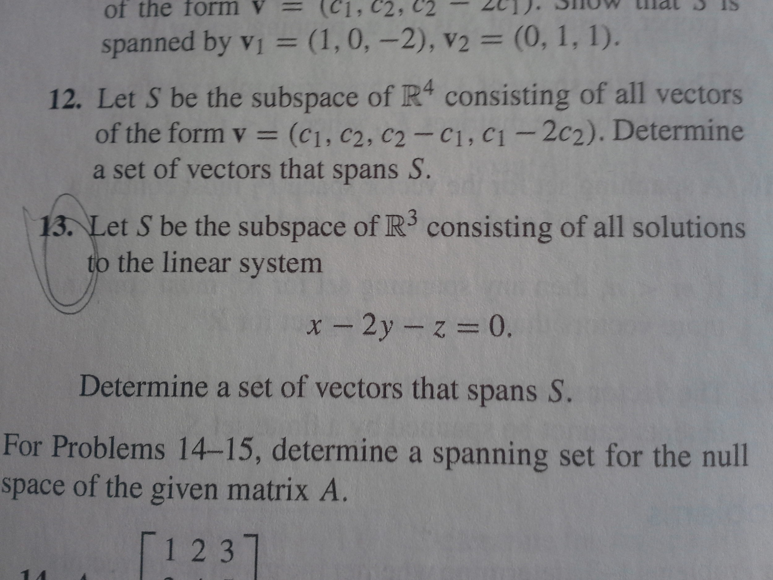 Solved Let S be the subspace of R^4 consisting of all | Chegg.com