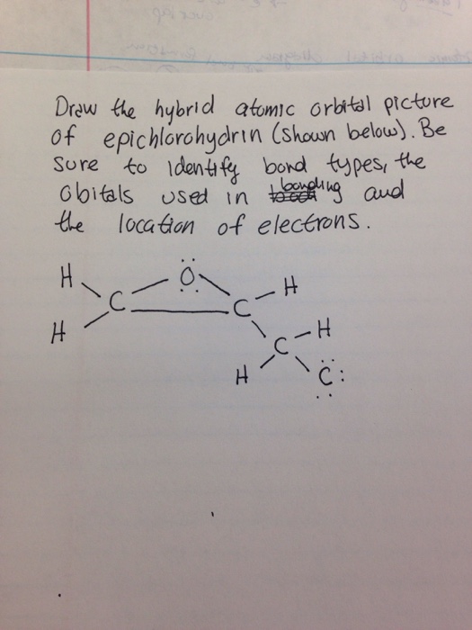 Solved Draw the hybrid atomic orbital picture of | Chegg.com