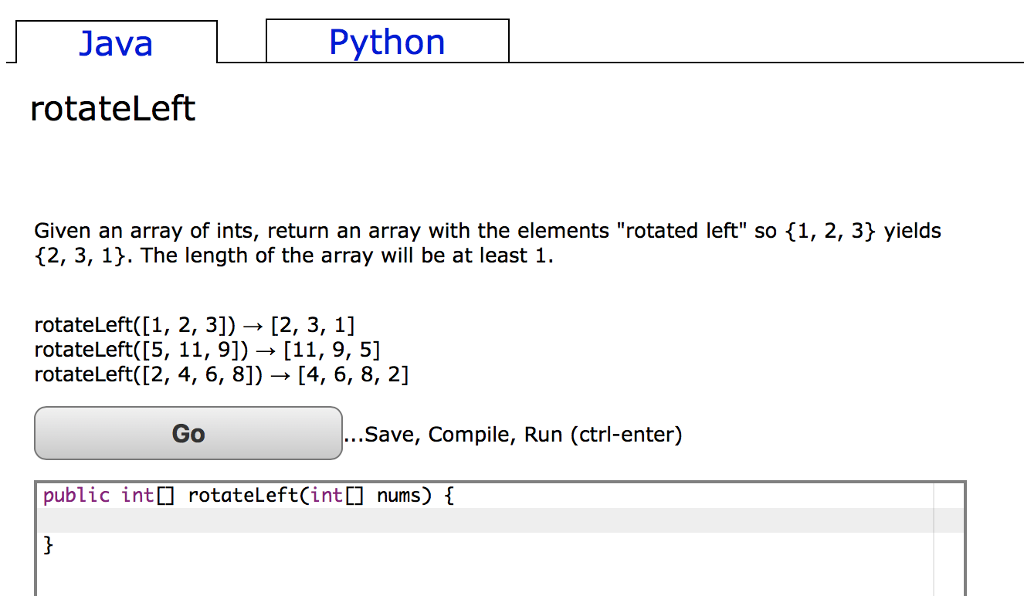 Solved Java Python middleThree Given three arrays of ints, | Chegg.com Solved Java Python middleThree Given three arrays of ints, | Chegg.com