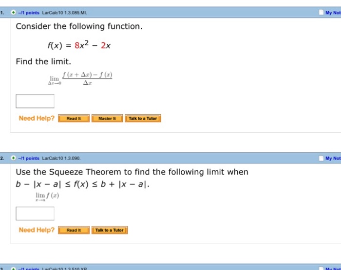 Solved Consider The Following Function F x 8x 2 2x Chegg