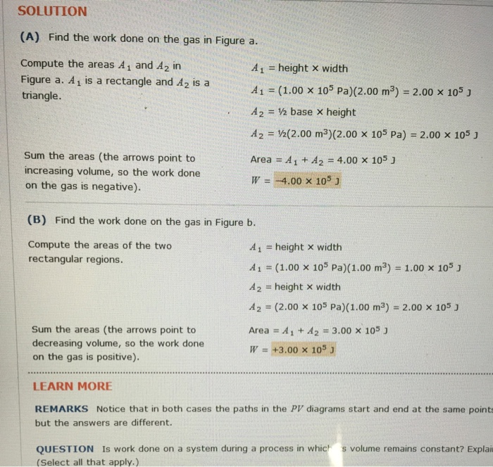 Solved Physics Find the work done | Chegg.com