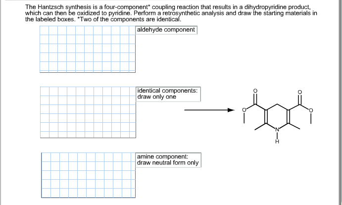 Solved The Hantzsch synthesis is a four-component coupling | Chegg.com