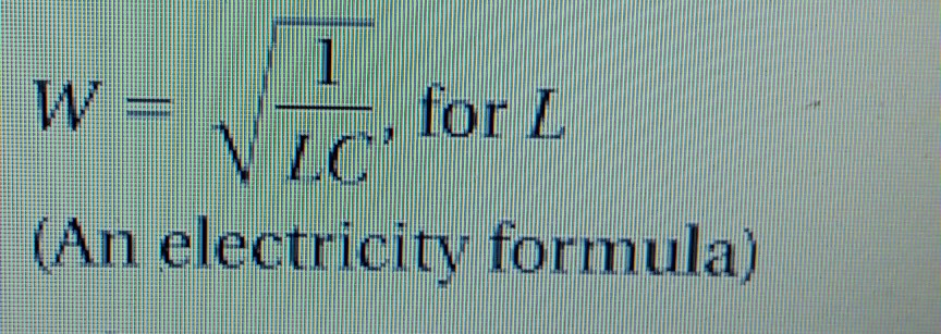 Solved Solving Formulas Solve each formula for the indicated | Chegg.com