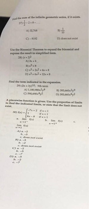 Solved Use the Binomial Theorem to expand the binomial and | Chegg.com