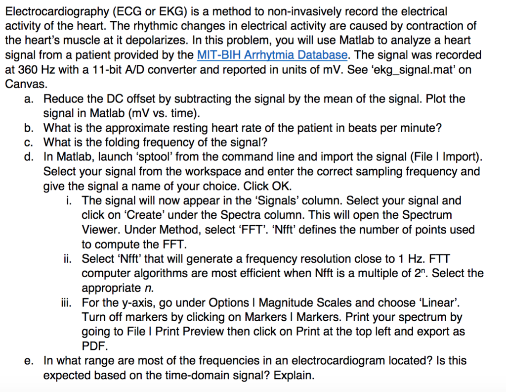 Electrocardiography (ECG or EKG) is a method to | Chegg.com