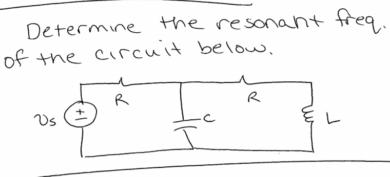 Solved the resonant freg, of tne circuit below | Chegg.com Solved the resonant freg, of tne circuit below | Chegg.com