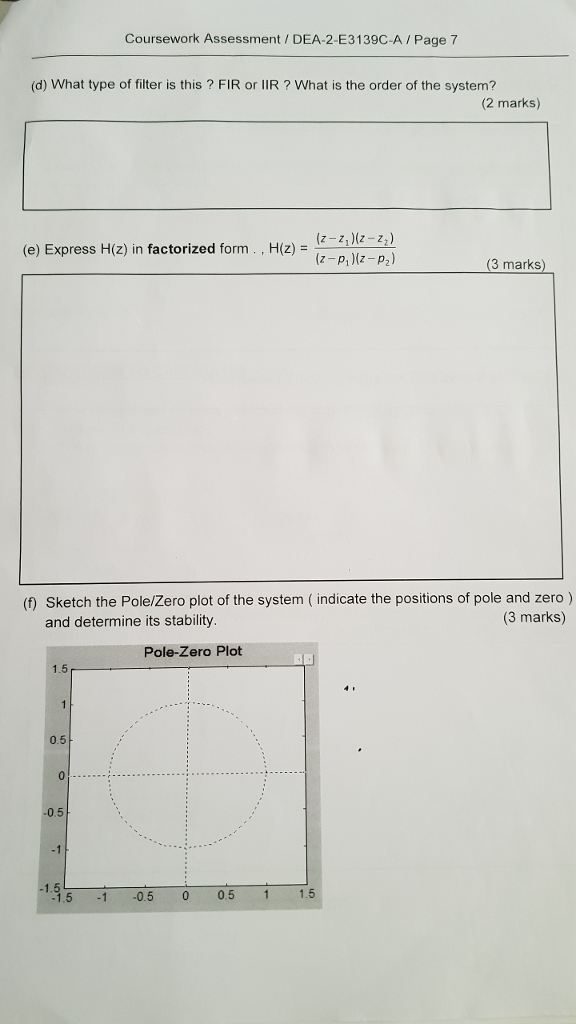 Solved Coursework Assessment/DEA-2 E3139C-A Page 6 Question | Chegg.com