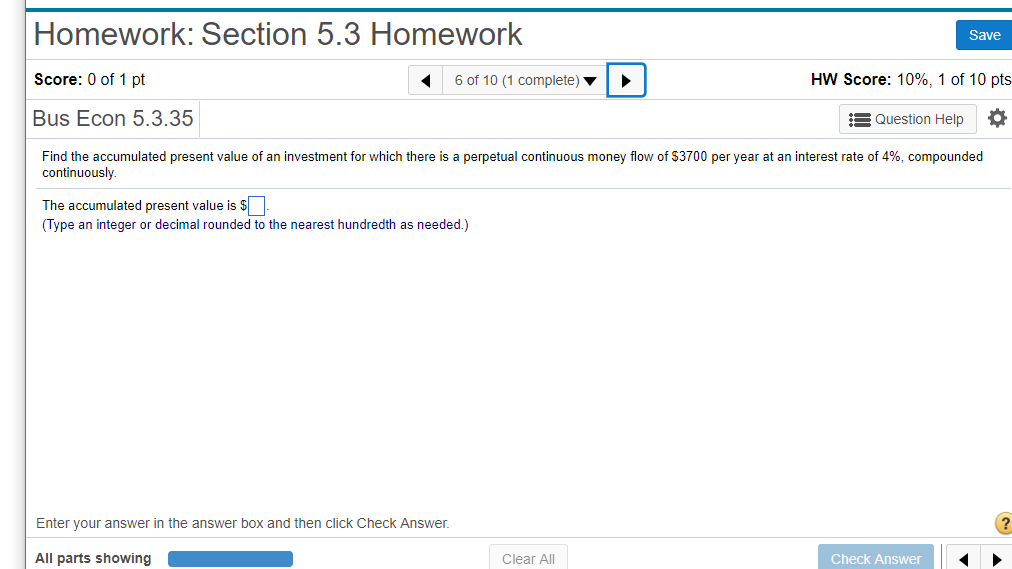 Solved Homework Section 5 3 Homework Score 0 Of 1 Pt 5 3 7