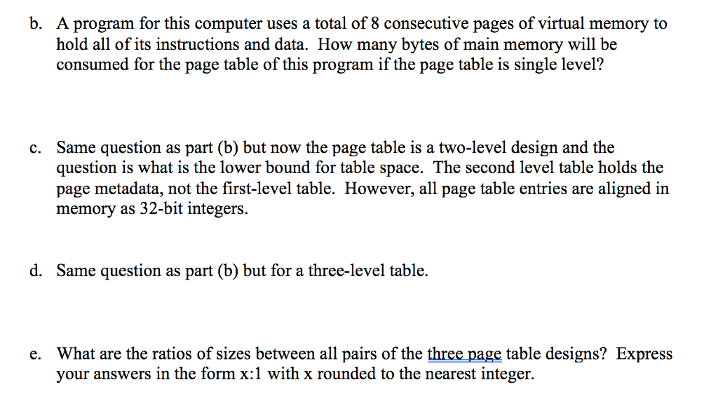 Solved 3. A computer has 64-bit virtual addresses, | Chegg.com