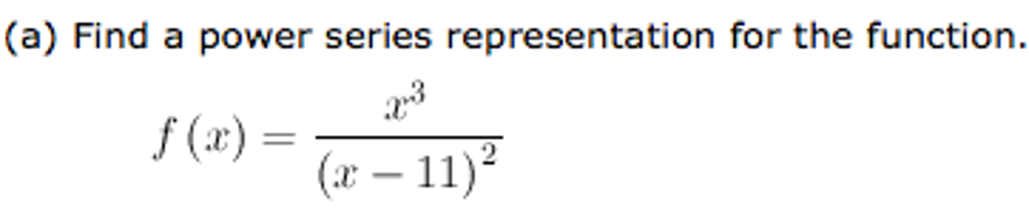 Solved Find a power series representation for the function. | Chegg.com
