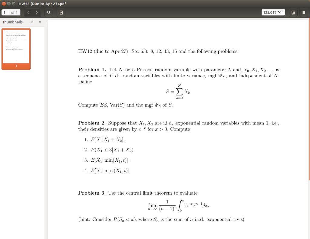 Let N be a Poisson random variable with parameter | Chegg.com