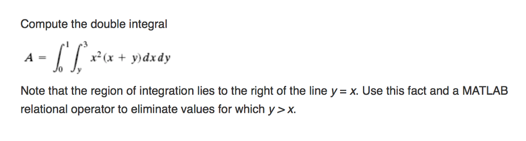 Solved Compute the double integral A = | | x2 (x + y)dxdy | Chegg.com