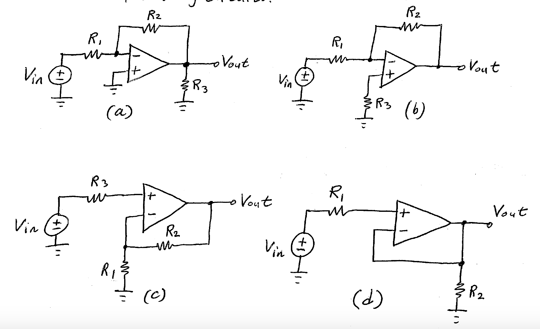 Solved Determine voltage gain Vout/Vin | Chegg.com Solved Determine voltage gain Vout/Vin | Chegg.com